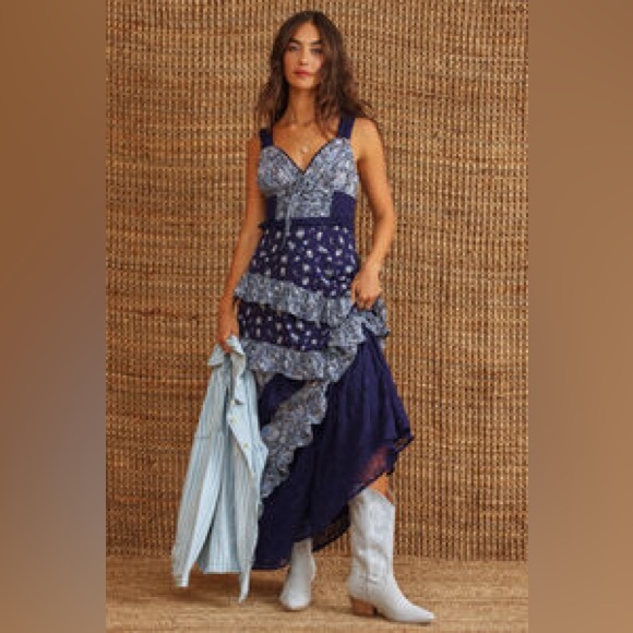 Altar'd State | Dresses | Nwt Altard State Aderny Patchwork Floral Maxi ...